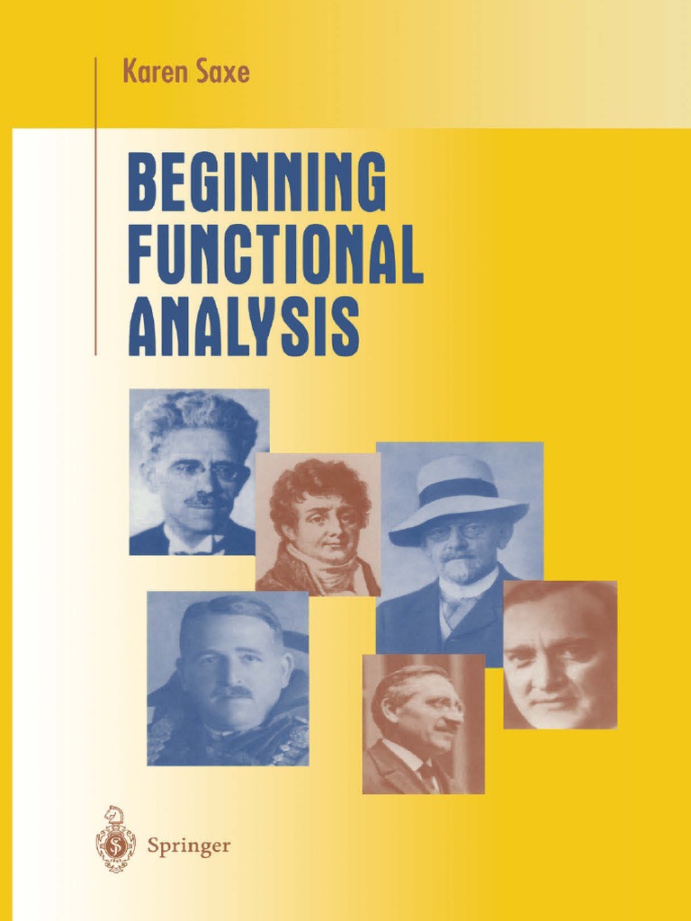 Functional Analysis | PDF | Functional Analysis | Norm (Mathematics)