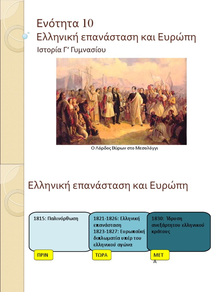 Ιστορία Γ - Ενότητα 10 | PDF