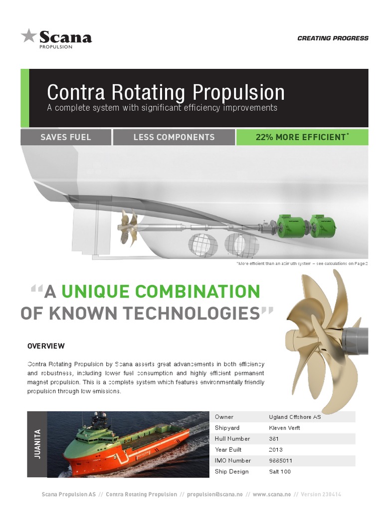 CRP SYSTEM SAVES FUEL AND CUTS EMISSIONS | PDF | Propeller | Marine ...