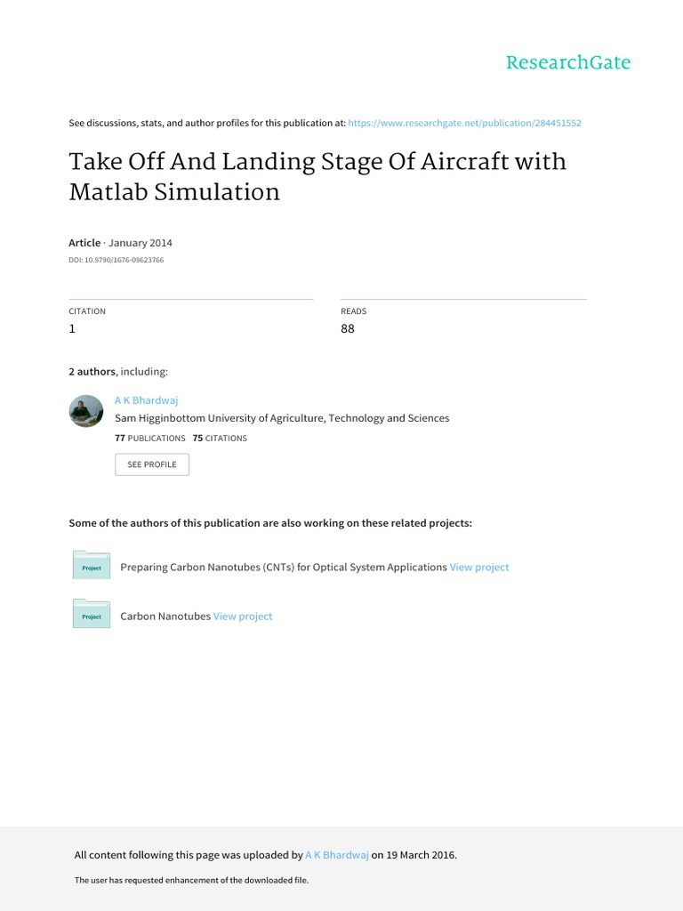 Aircraft Takeoff & Landing Simulation | PDF | Array Data Structure ...
