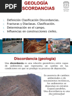 Tipos y Definición de Discordancias Geológicas | PDF | Estrato | Roca ...