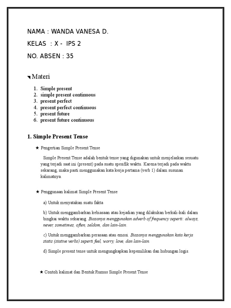 Tugas Bahasa Inggris - WPS Office | PDF