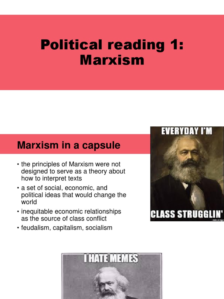 Analyzing Literature Through a Marxist Lens: Exploring Concepts of ...