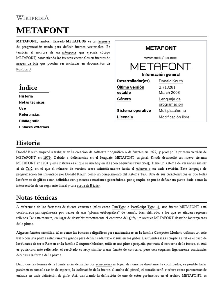 What Is Metafont? | PDF | Tipografía | Texto
