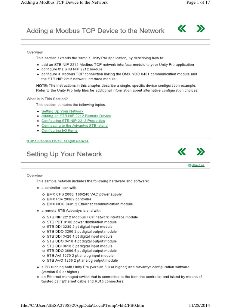 Noc Modbustcp Slave Pdf Inputoutput Internet Protocol Suite 