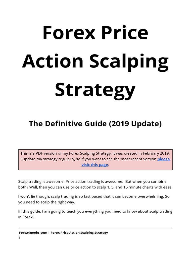 Forex Price Action Scalping Guide | PDF | Foreign Exchange Market ...