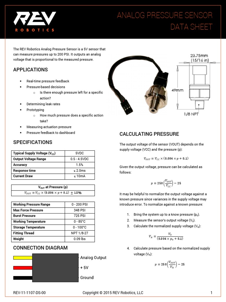 Sensor Tekanan SKU237545 | Sensor | Pressure