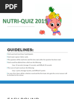 Nutrition Month Quiz Bee Reviewer | PDF | Vitamin | Vitamin D