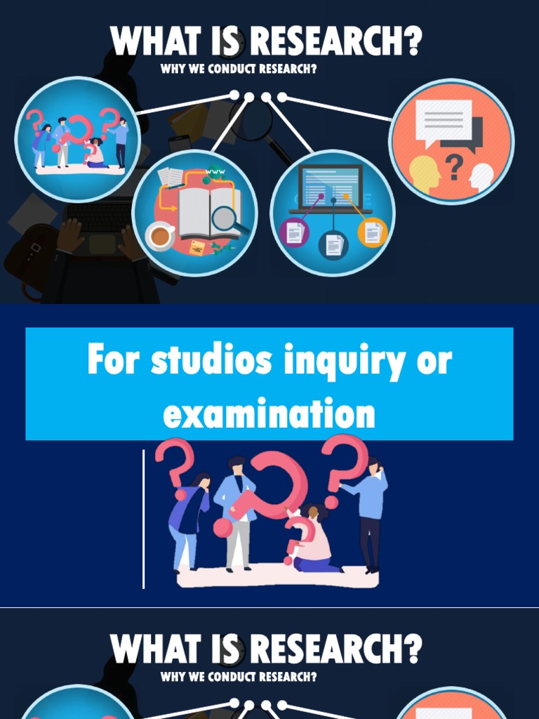 What Is Research?: Why We Conduct Research? | PDF | Dependent And ...