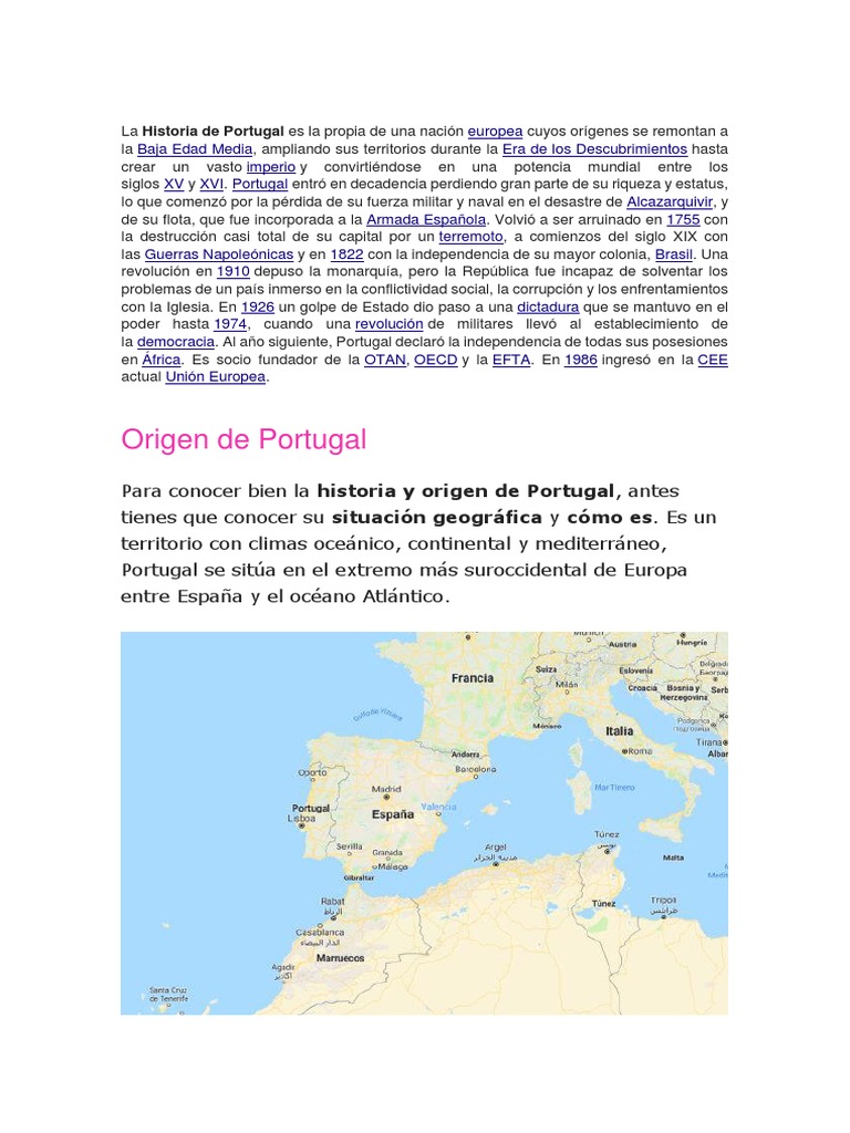 Portugal | PDF | Portugal | Imperio español