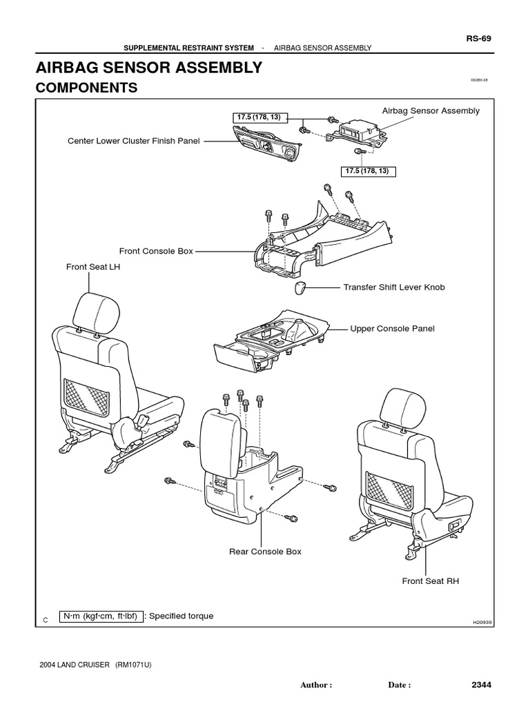 Airbag Sensor Assembly: Components | PDF | Airbag | Electrical Connector