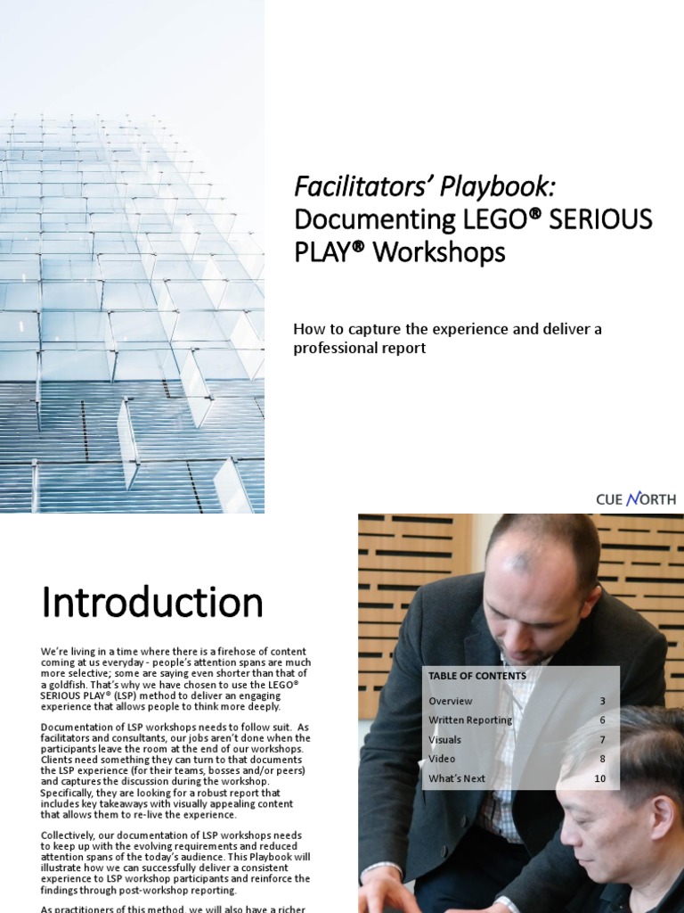 Playbook - Documenting LEGO Serious Play Workshops - Cue North ...