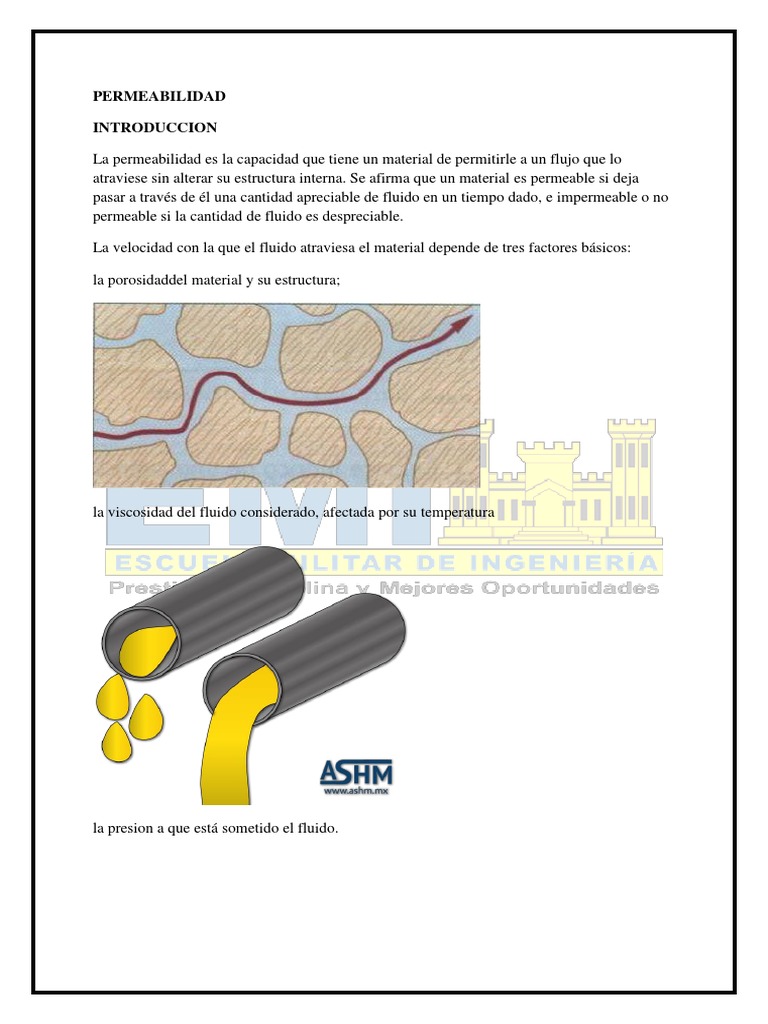 Permeabilidad 1 | PDF | Permeabilidad (Ciencias de la Tierra ...