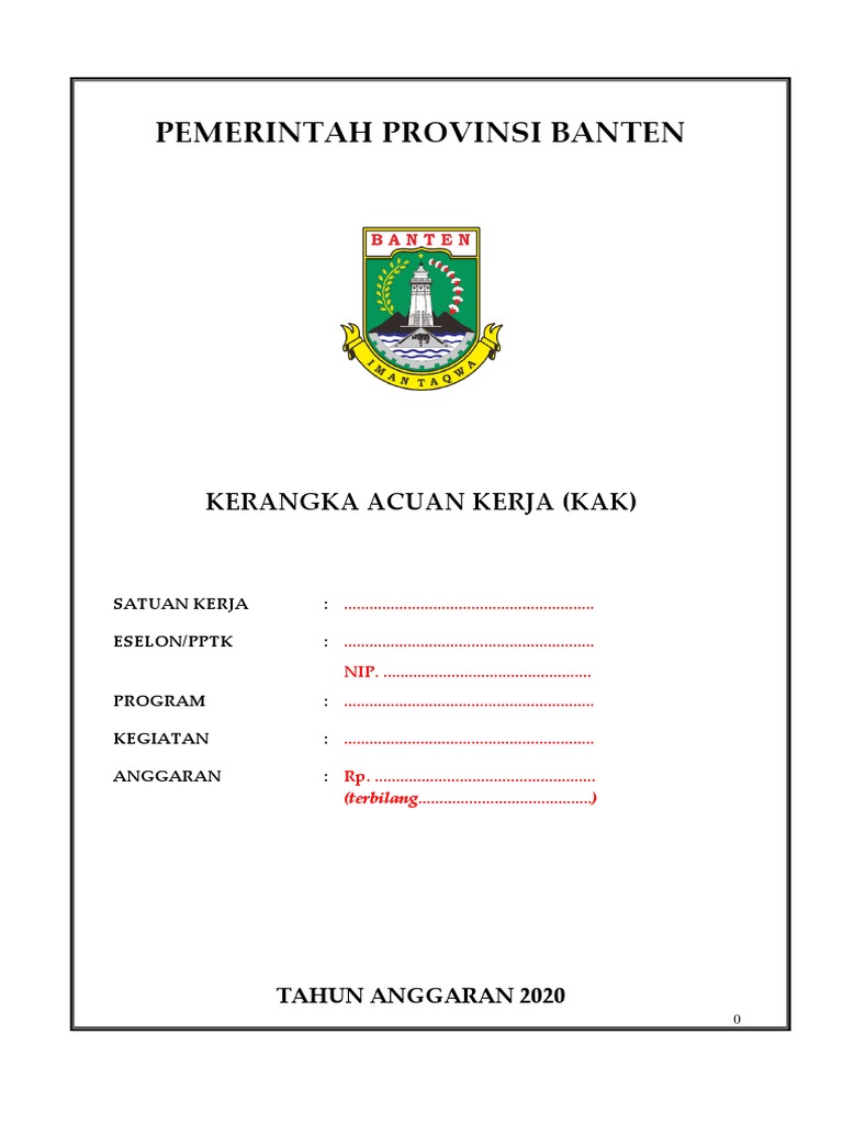 Format KAK 2020 | PDF