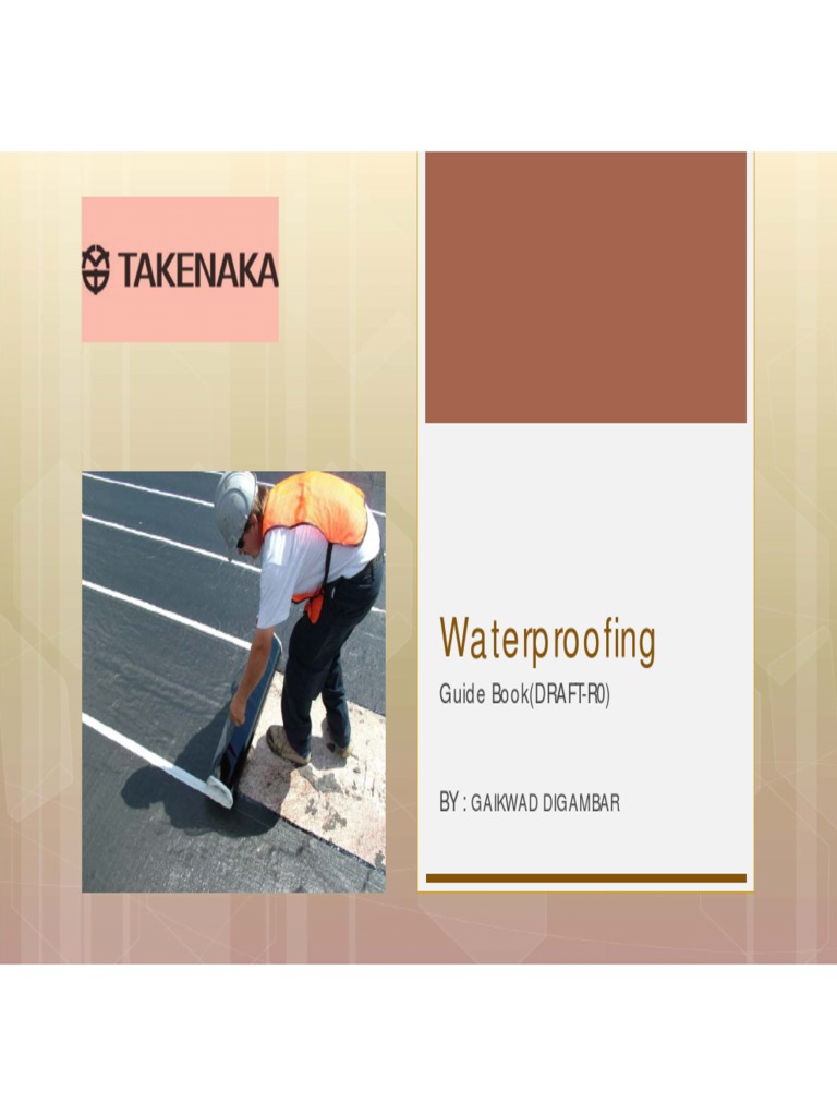Waterproofing Guide Book: Essential Tips | PDF | Concrete | Paint