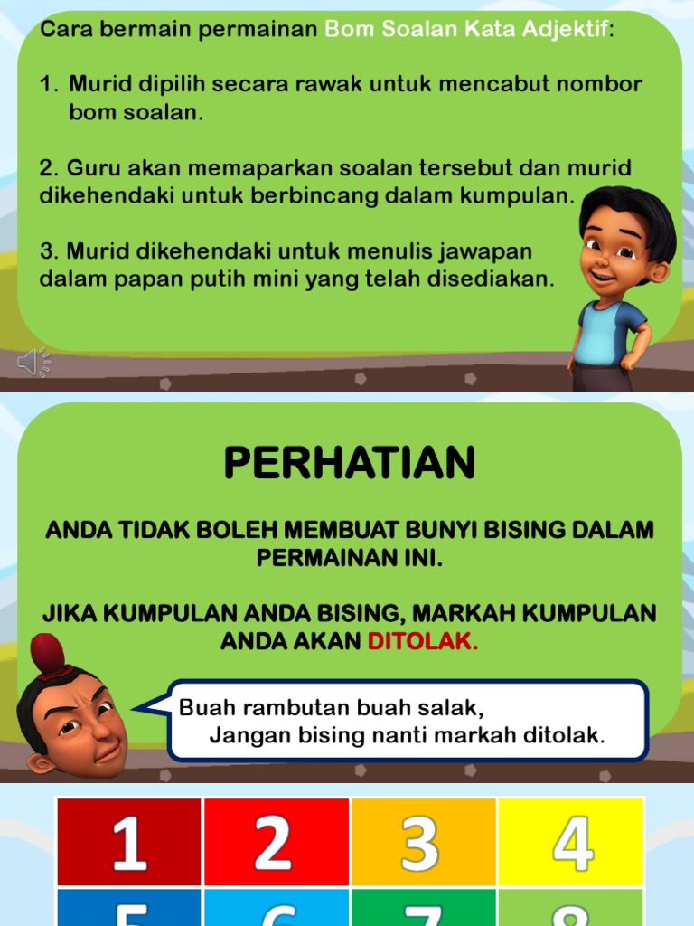 Contoh Permainan Bahasa | PDF