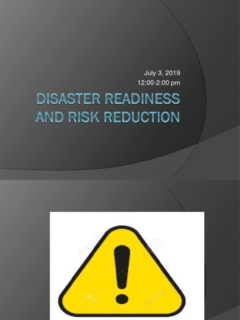 Disaster Readiness and Risk Reduction | PDF