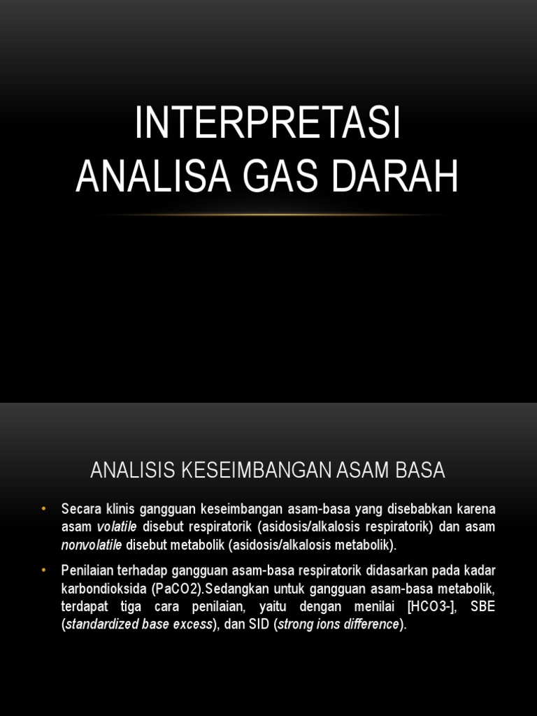 Interpretasi Agd | PDF
