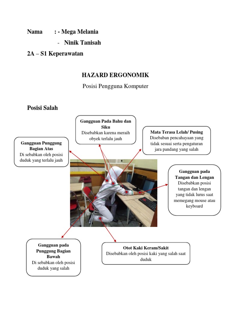 Bahaya Ergonomik di Tempat Kerja | PDF