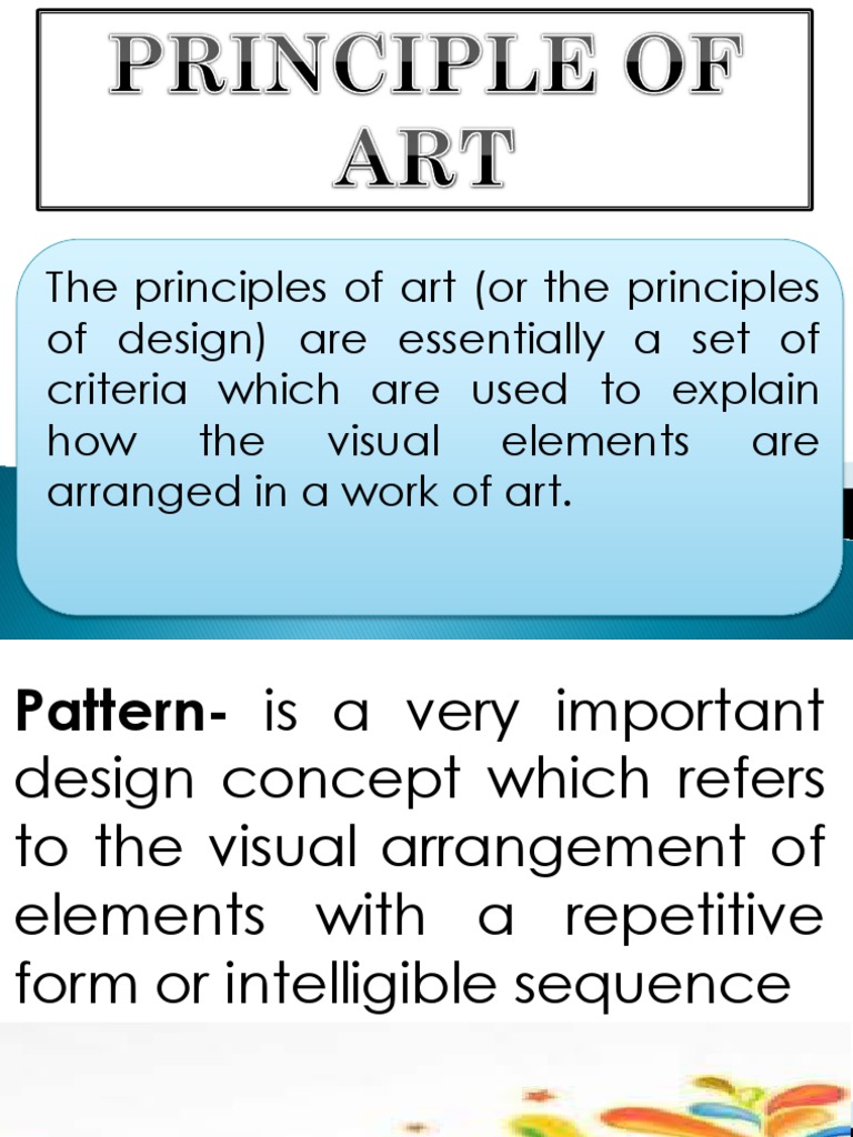 Principle of Arts | PDF