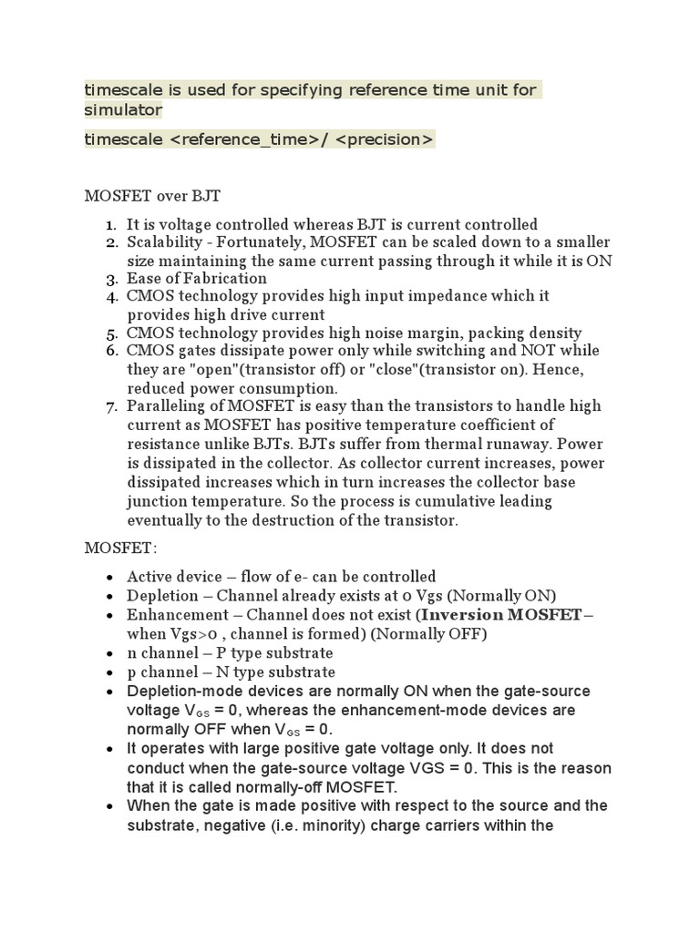 CMOS | PDF | Field Effect Transistor | Mosfet