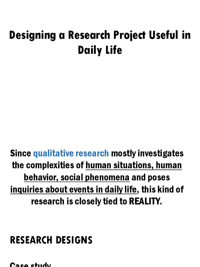 Designing Practical Qualitative Research | PDF | Career & Growth | Self ...
