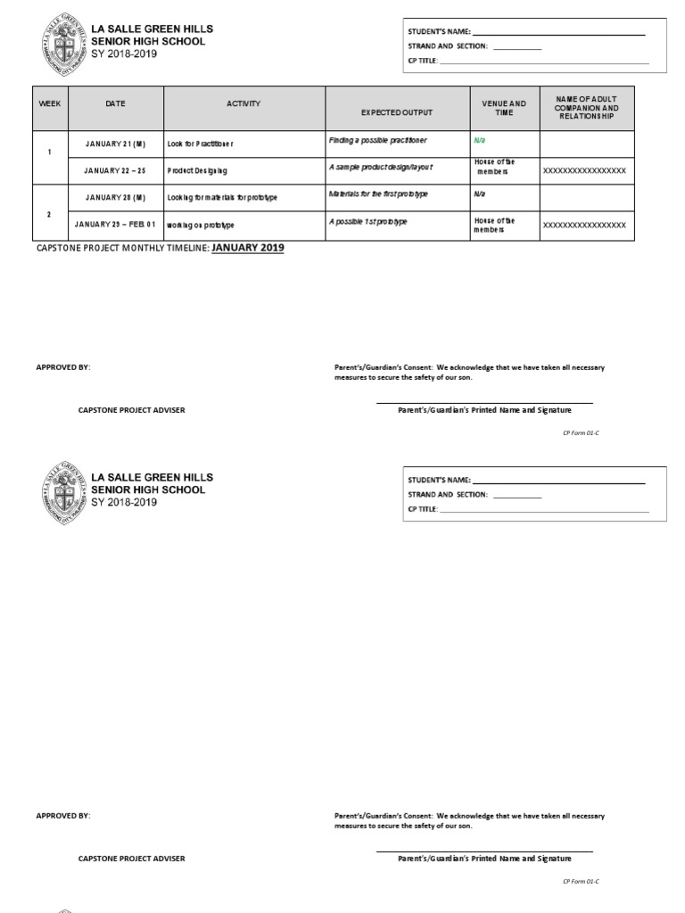 Cp Form 01 C Template Pdf Prototype