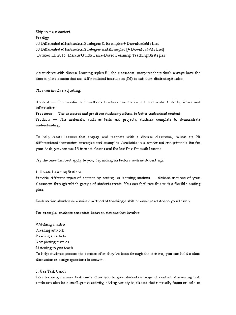 Lac Session | PDF | Differentiated Instruction | Learning Styles