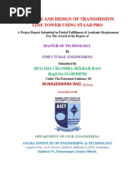 Transmission - Line Foundation Design | PDF | Soil | Clay