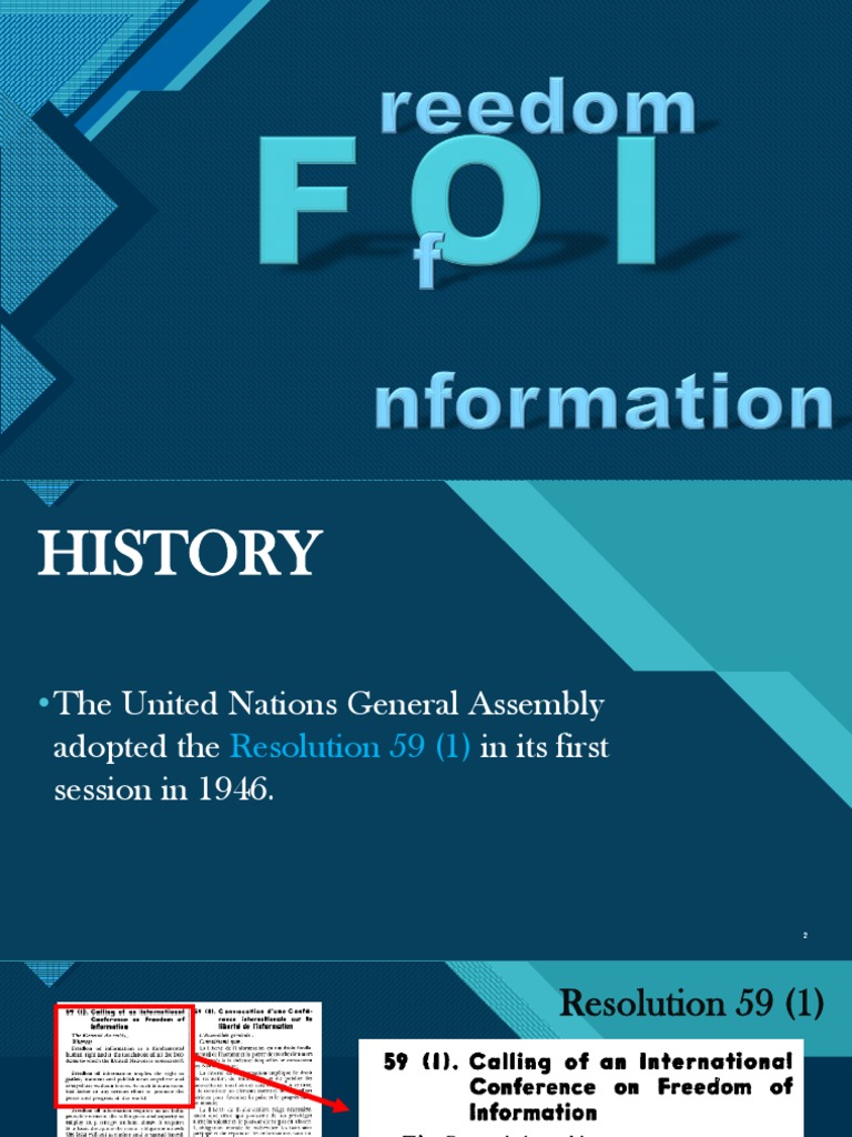 Importance of Freedom of Information | PDF | Freedom Of Information ...