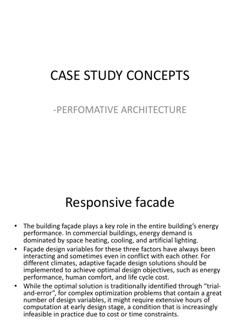 Performative Architecture | PDF | Building Automation | Mathematical Optimization