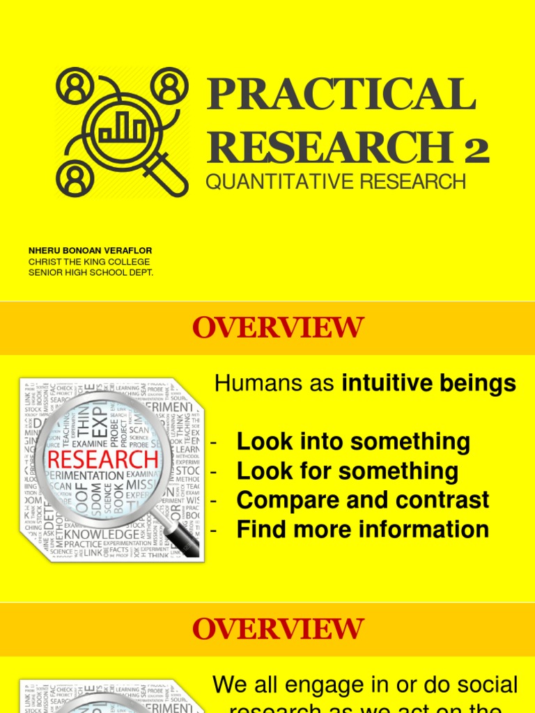 Quantitative Research Variables | PDF | Level Of Measurement ...