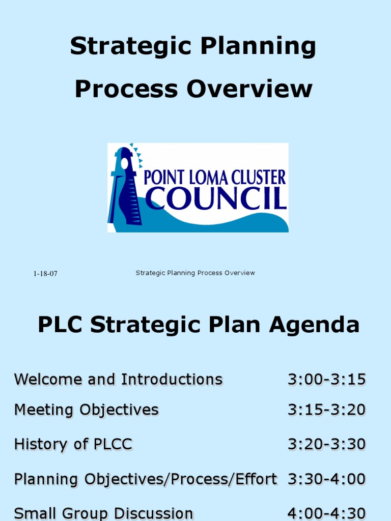 002 Strategic Plan Overview PPT Version | PDF | Goal | Strategic Planning