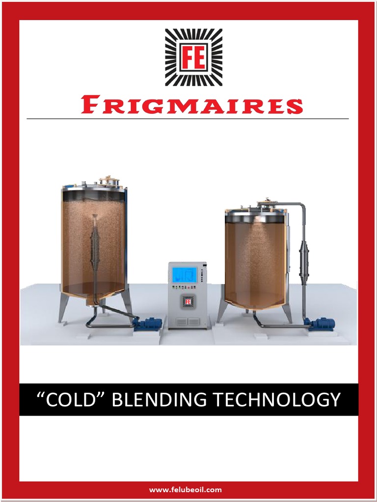Cold Blending | PDF | Coolant | Lubricant