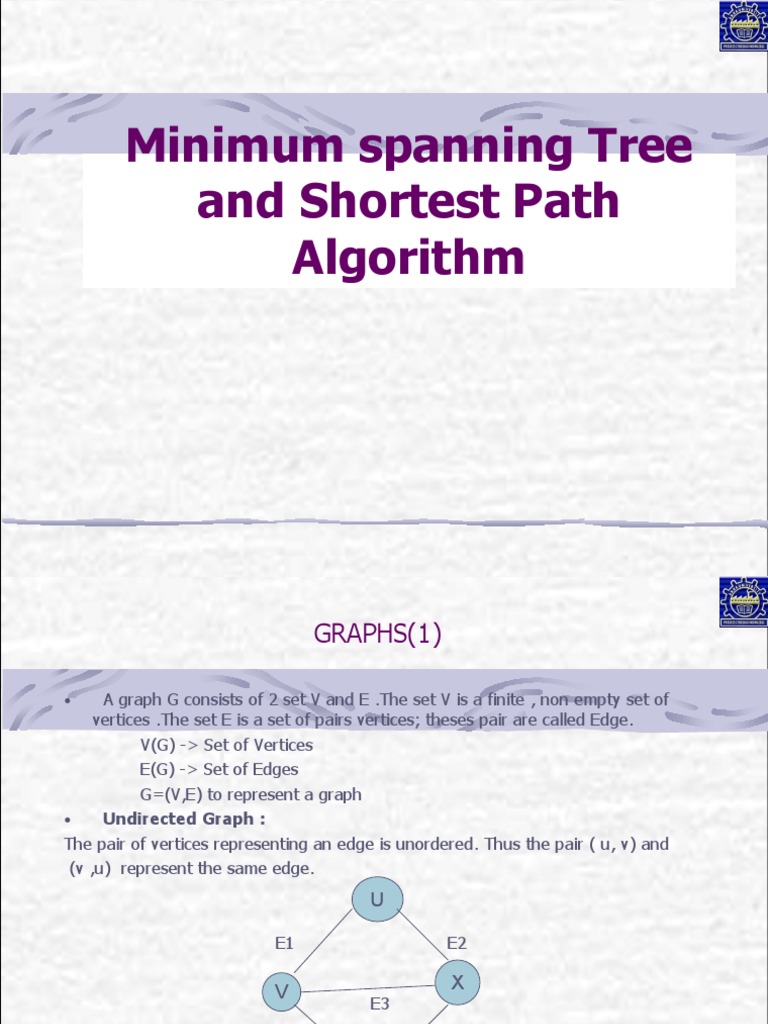 Graph MST Prims Dijk | PDF | Visual Cortex | Vertex (Graph Theory)