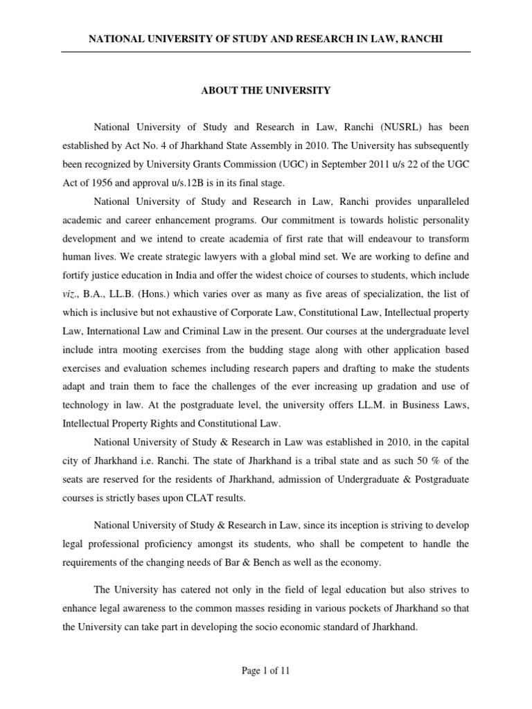 NUSRL | PDF | University | Government Information