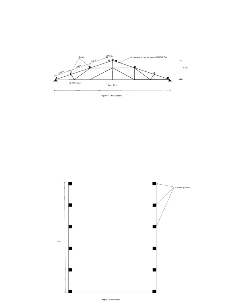 Design of Temporary Shed | PDF