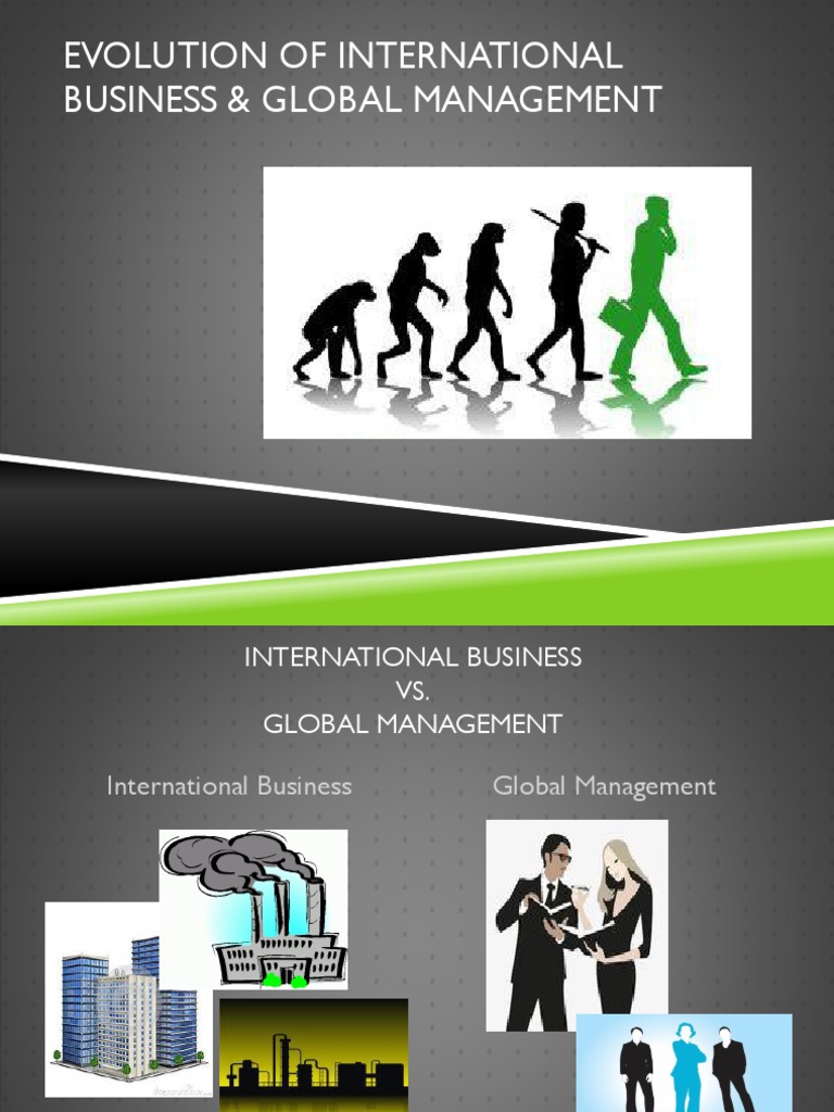 Evolution of International Business | PDF