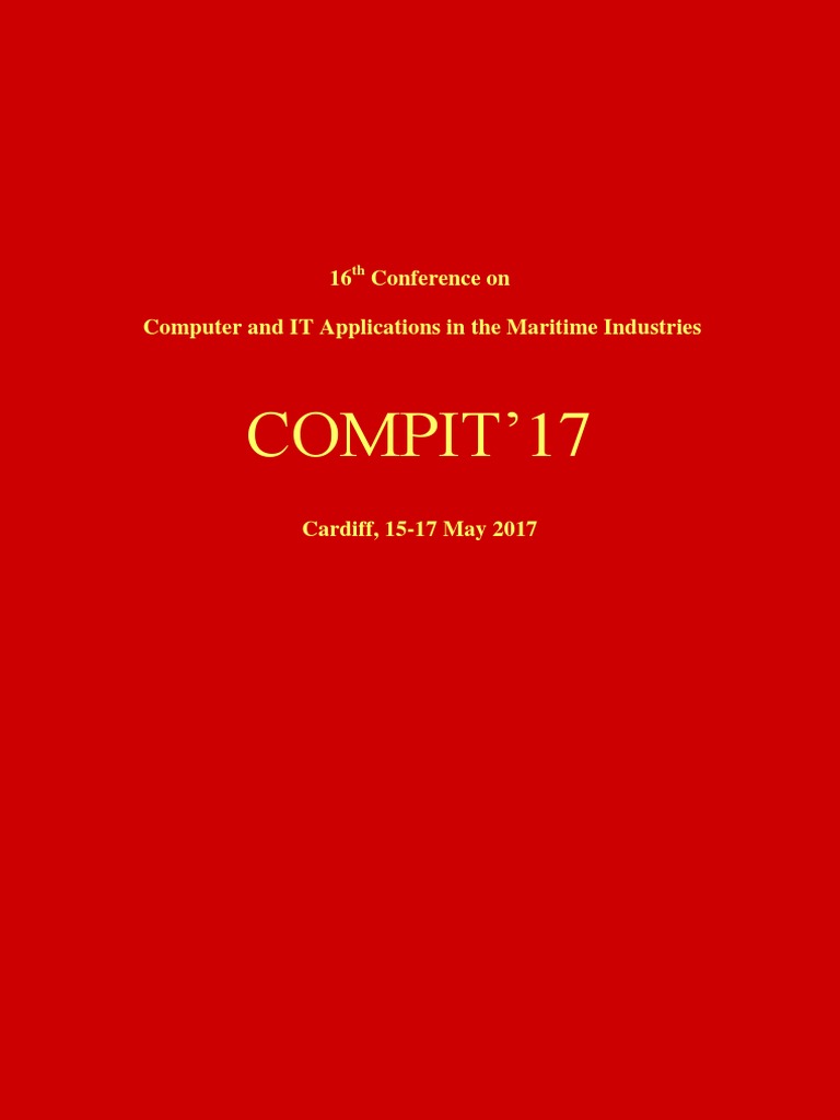COMPIT 17 Proceedings | PDF | Educational Technology | Ships