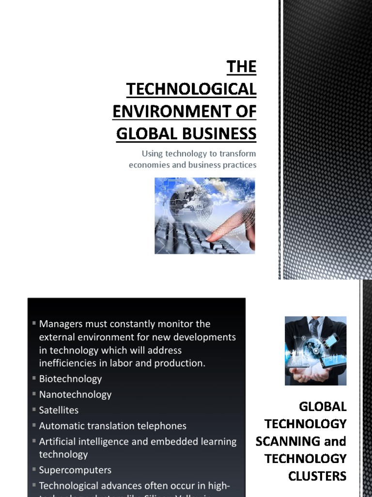 The Technological Dimension of Global Business | PDF | Computers ...