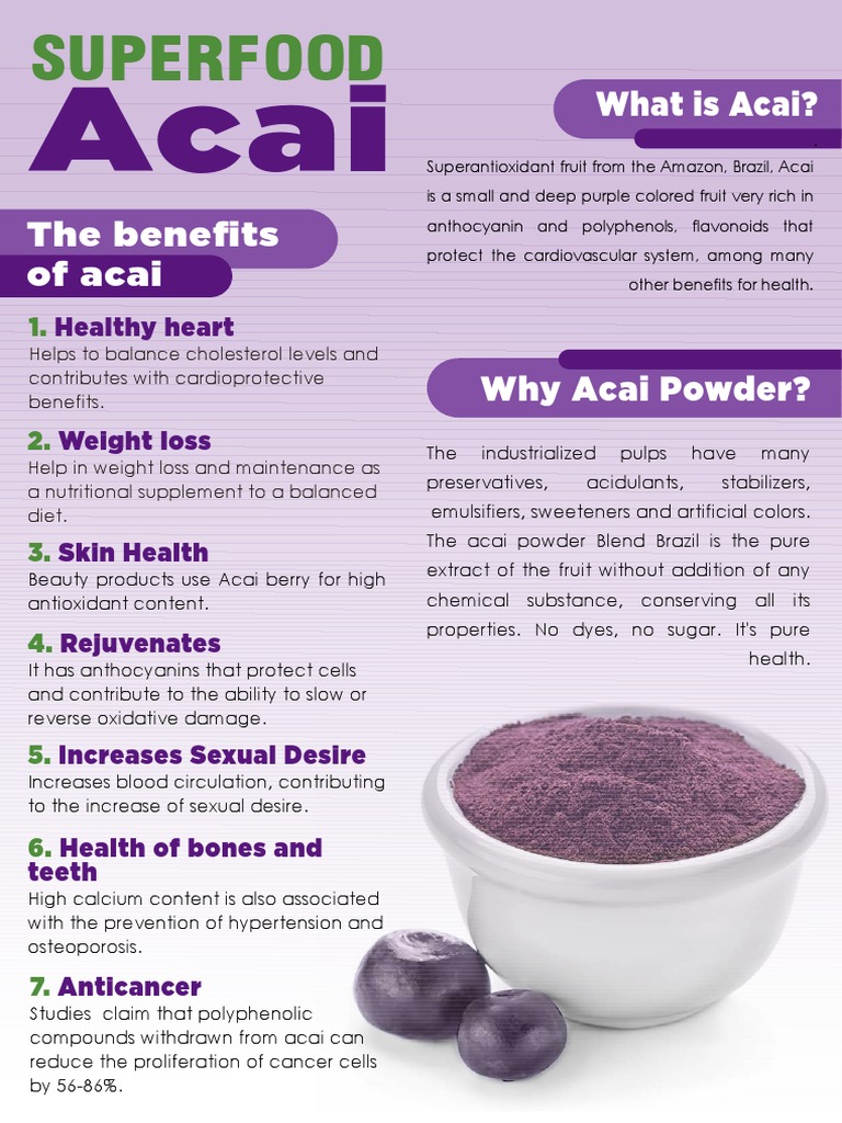 Acai Brochure | PDF