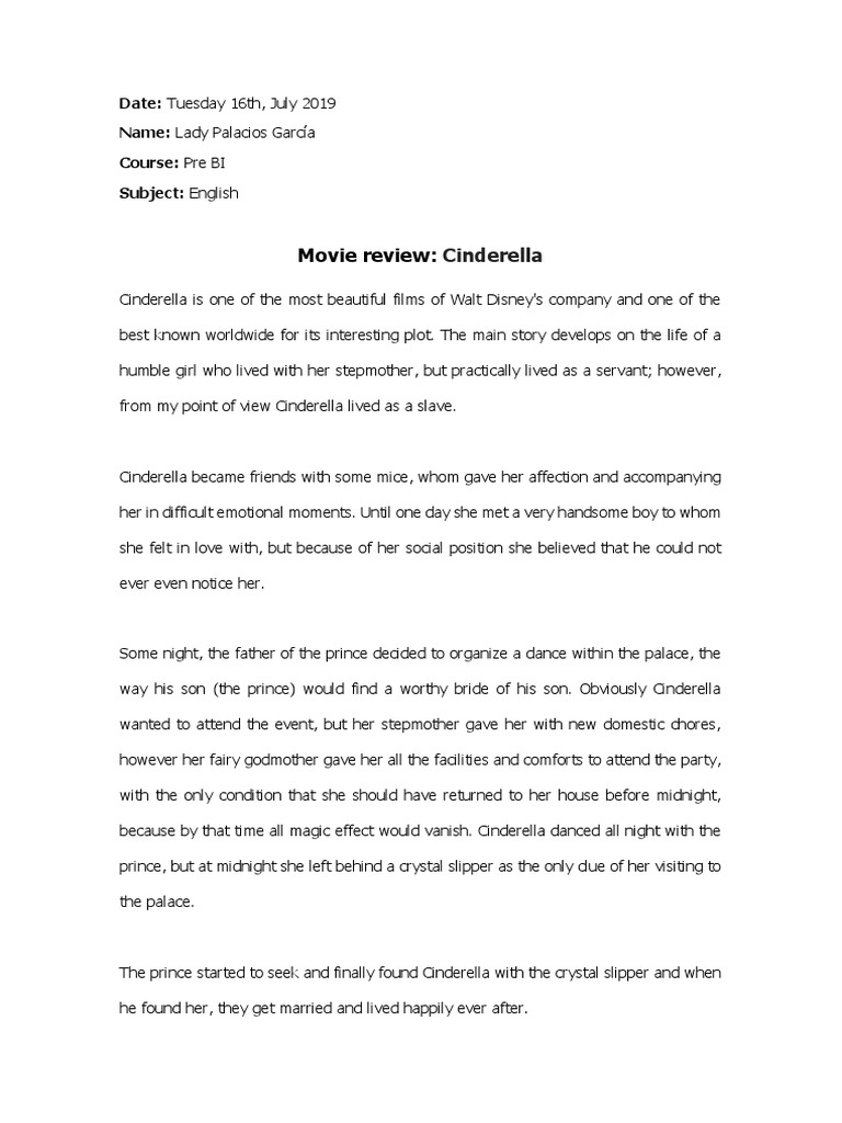 A Comprehensive Analysis of the Classic Fairy Tale 'Cinderella' and its ...