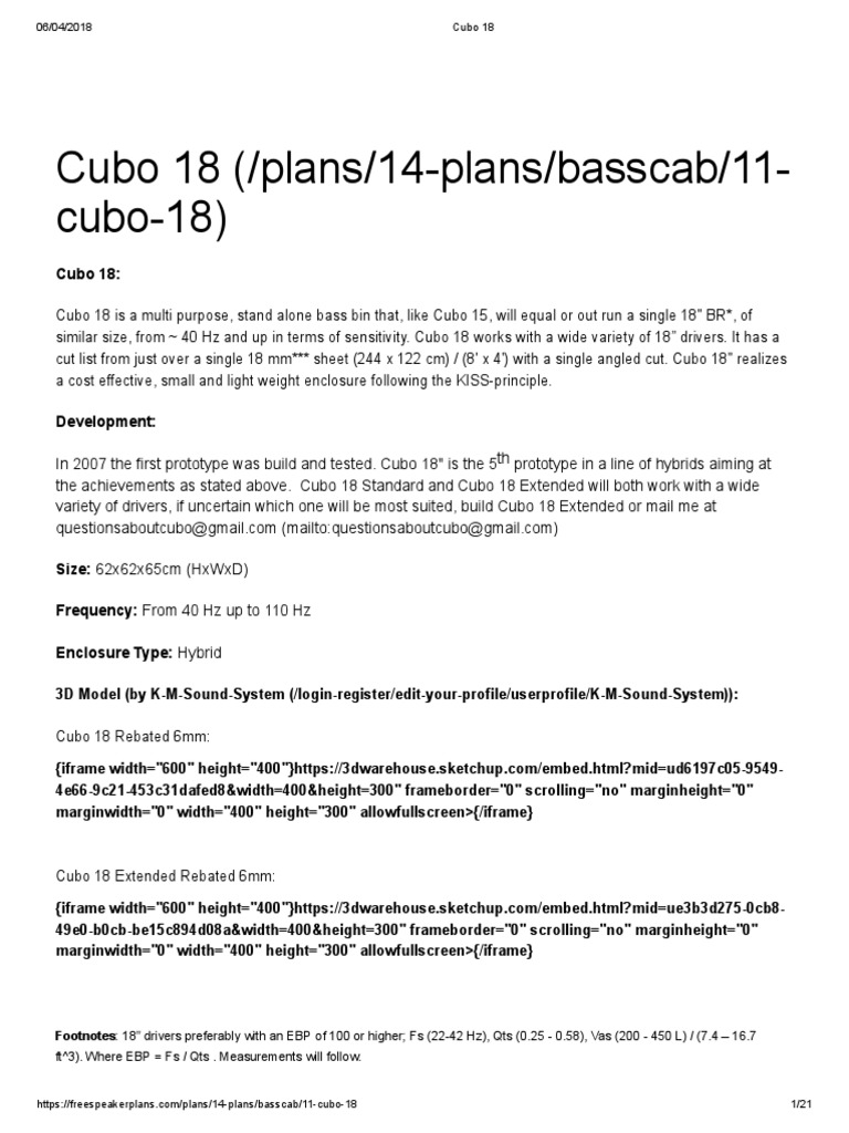 Cubo 18 | PDF | Audio Engineering | Sound