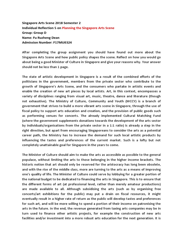 Reflections On Music | PDF | Singapore | World Politics