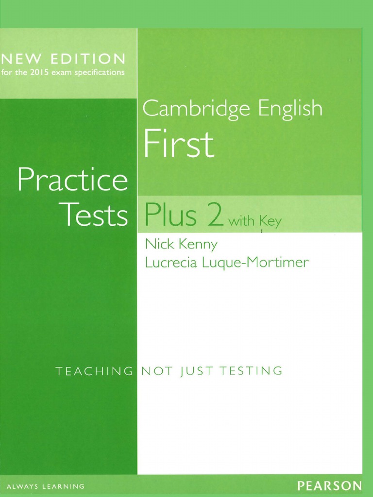 166 - 3 - FCE. Practice Tests Plus 2 With Key - 2014 - 208p PDF | PDF