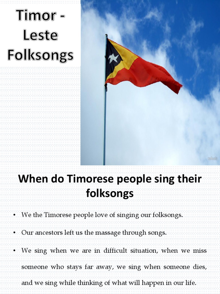 Timorese Folksongs: Emotions & Heritage | PDF | Art | Poetry