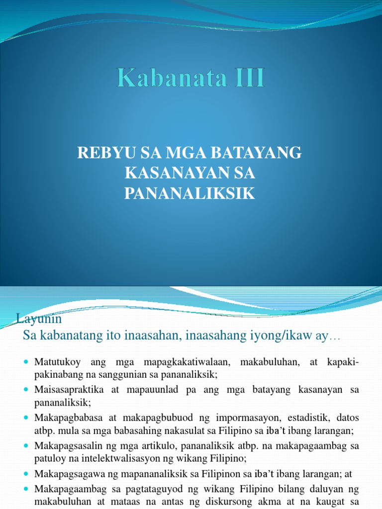 Ppt. Fil 1 | PDF