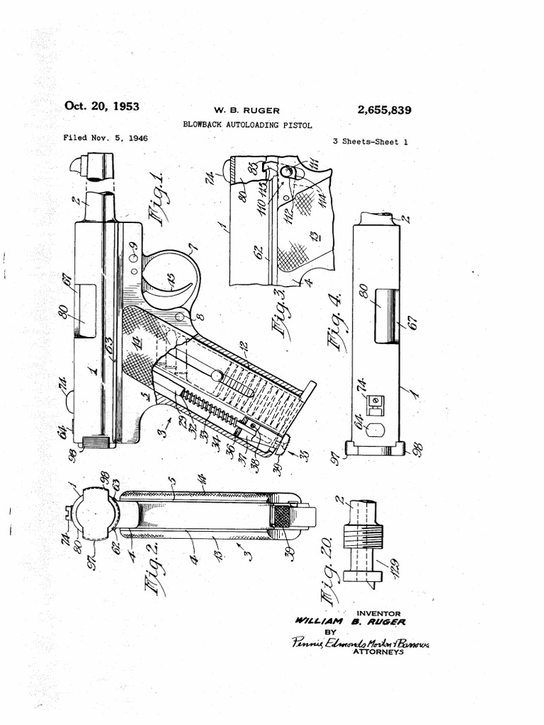 Ruger Mark I | PDF | Gun Barrel | Weapon Design