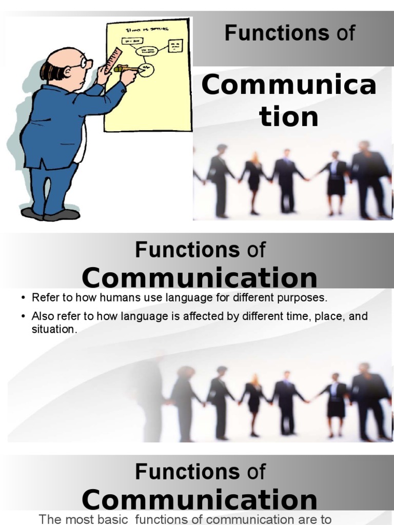 Functions of Communication | PDF | Motivation | Motivational