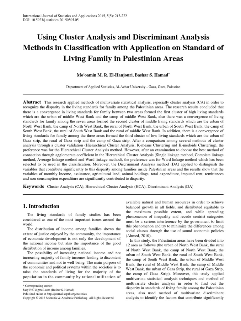 Articol Cluster | PDF | Cluster Analysis | Data Analysis